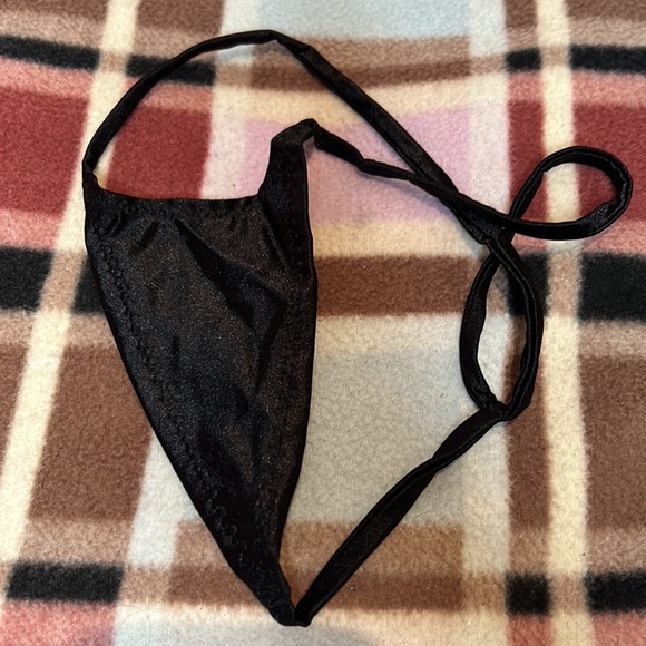 Other | Black Gstrings | Poshmark